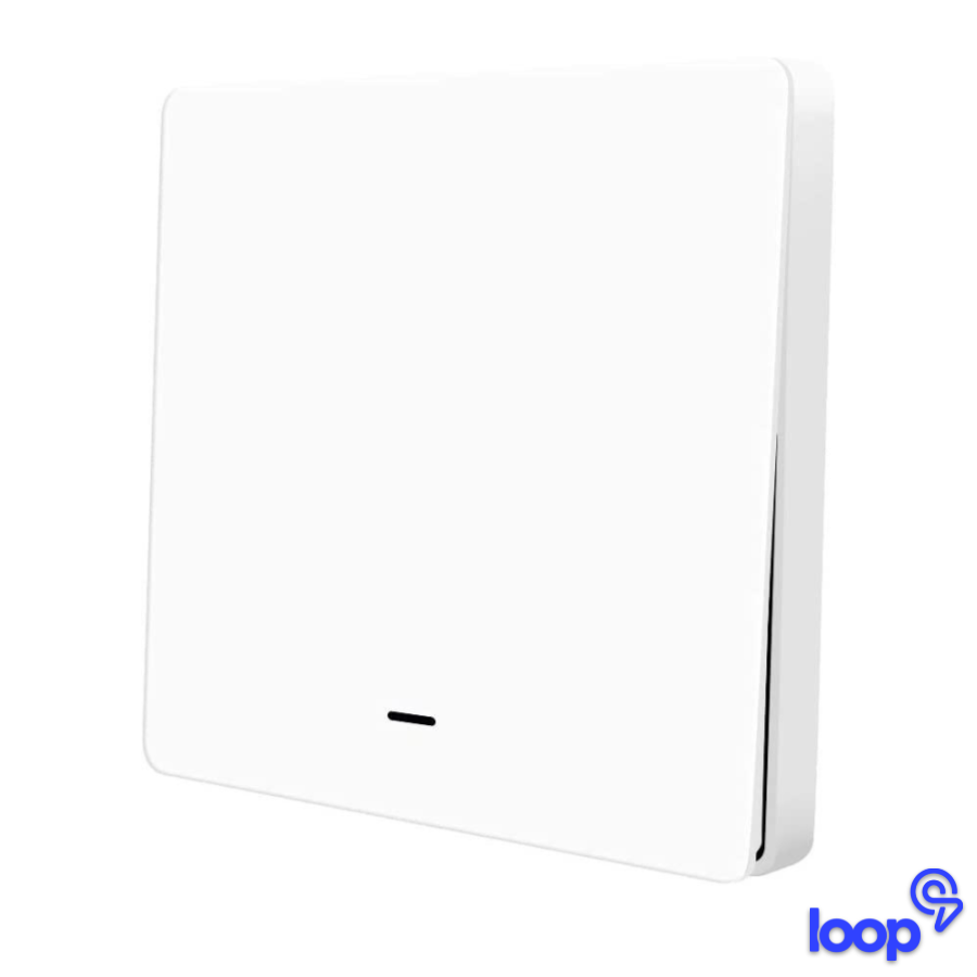 Loop Smart Switch 1 Gang White Plastic